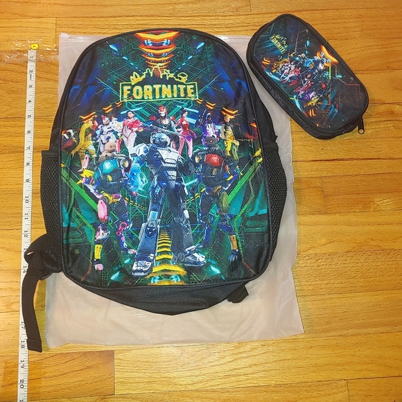 Accessories | Fortnite School Bag Set Matching Backpack Pencil Case ...